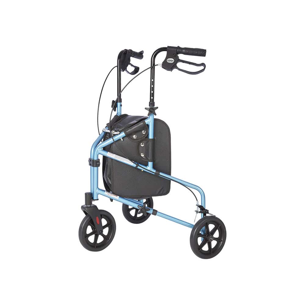Rally Lite – Aluminum 3 Wheel Walker With Tote – Sky Blue - Discount ...