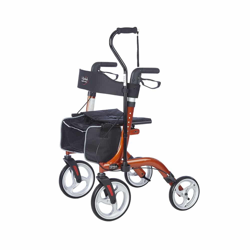 Venture – Euro Style Rollator – Orange - Discount Medical - Mobility ...