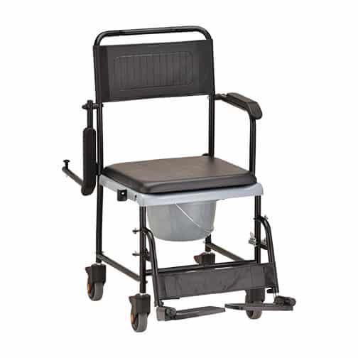 Drop-Arm Transport Chair Commode - Discount Medical - Mobility ...