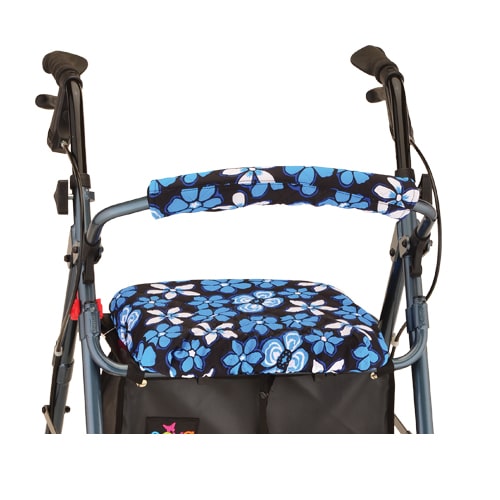 SEAT AND BACK COVER FOR ROLLING WALKERS – ALOHA BLUE - Discount Medical ...