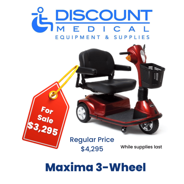 Maxima 3-Wheel - Discount Medical - Mobility Equipment & Supplies